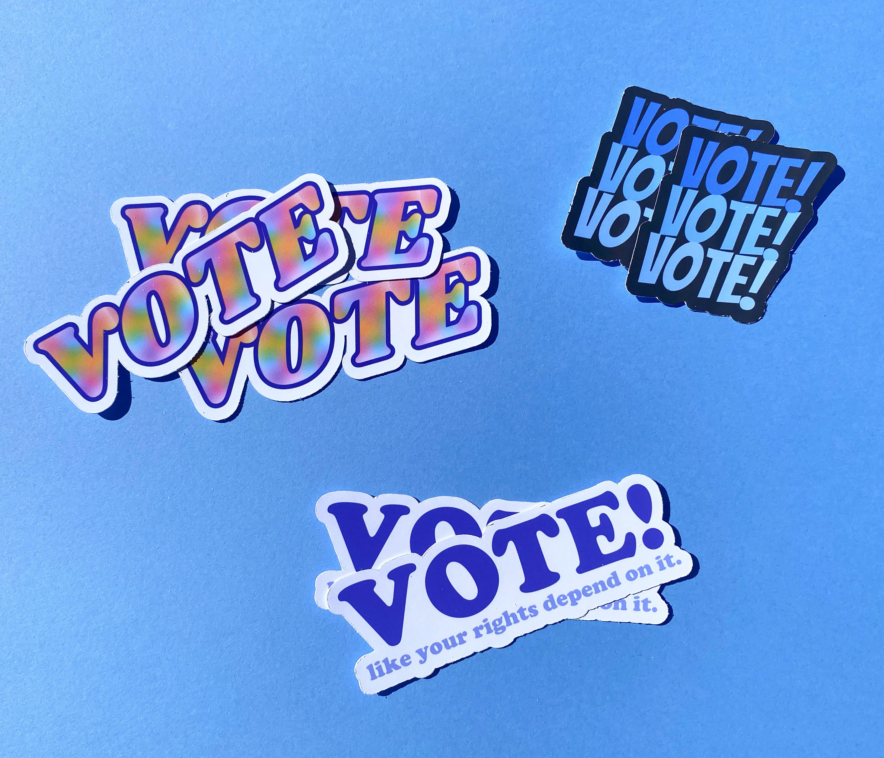 Vote Sticker Pack, Cute Voting Decals, Vinyl Matte Sticker - Etsy