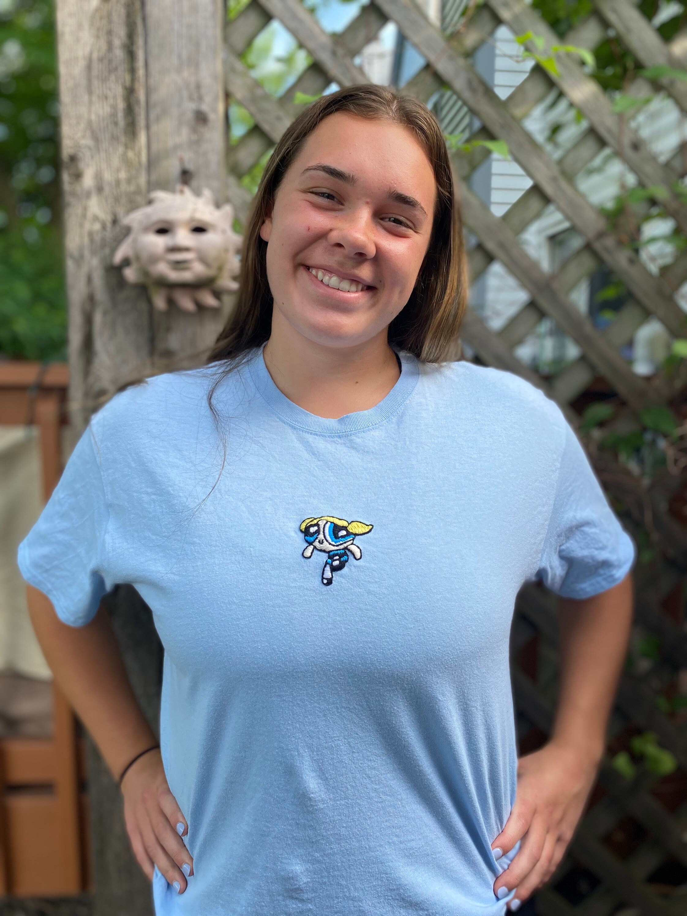 Powerpuff Girls Shirt, Buttercup/blossom/bubbles Cartoon, Hand ...