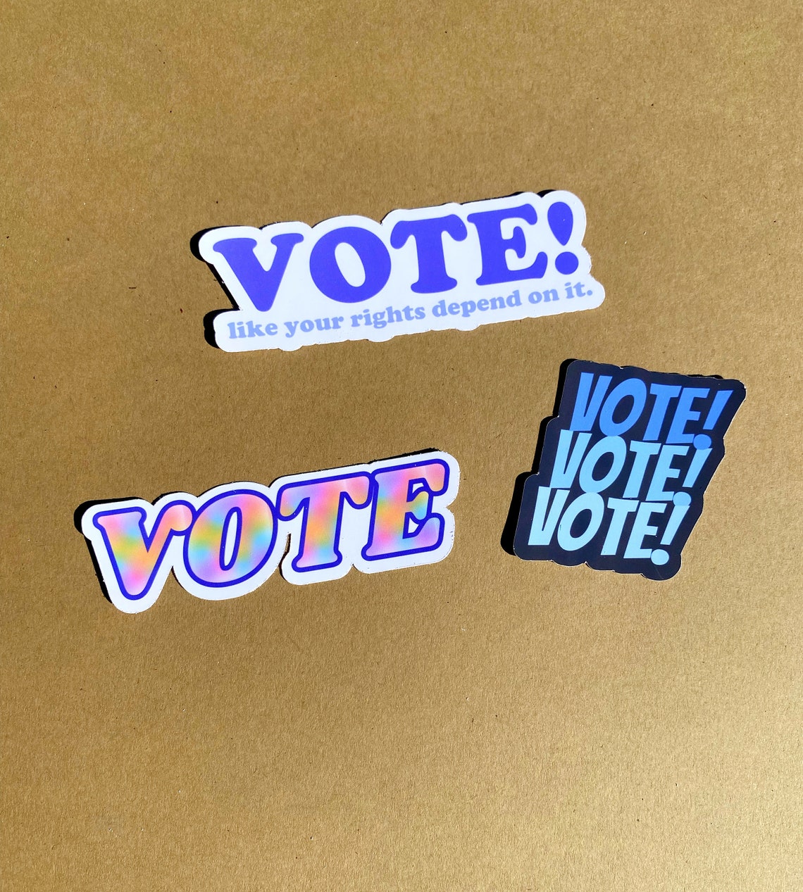 Vote Sticker Pack, Cute Voting Decals, Vinyl Matte Sticker - Etsy