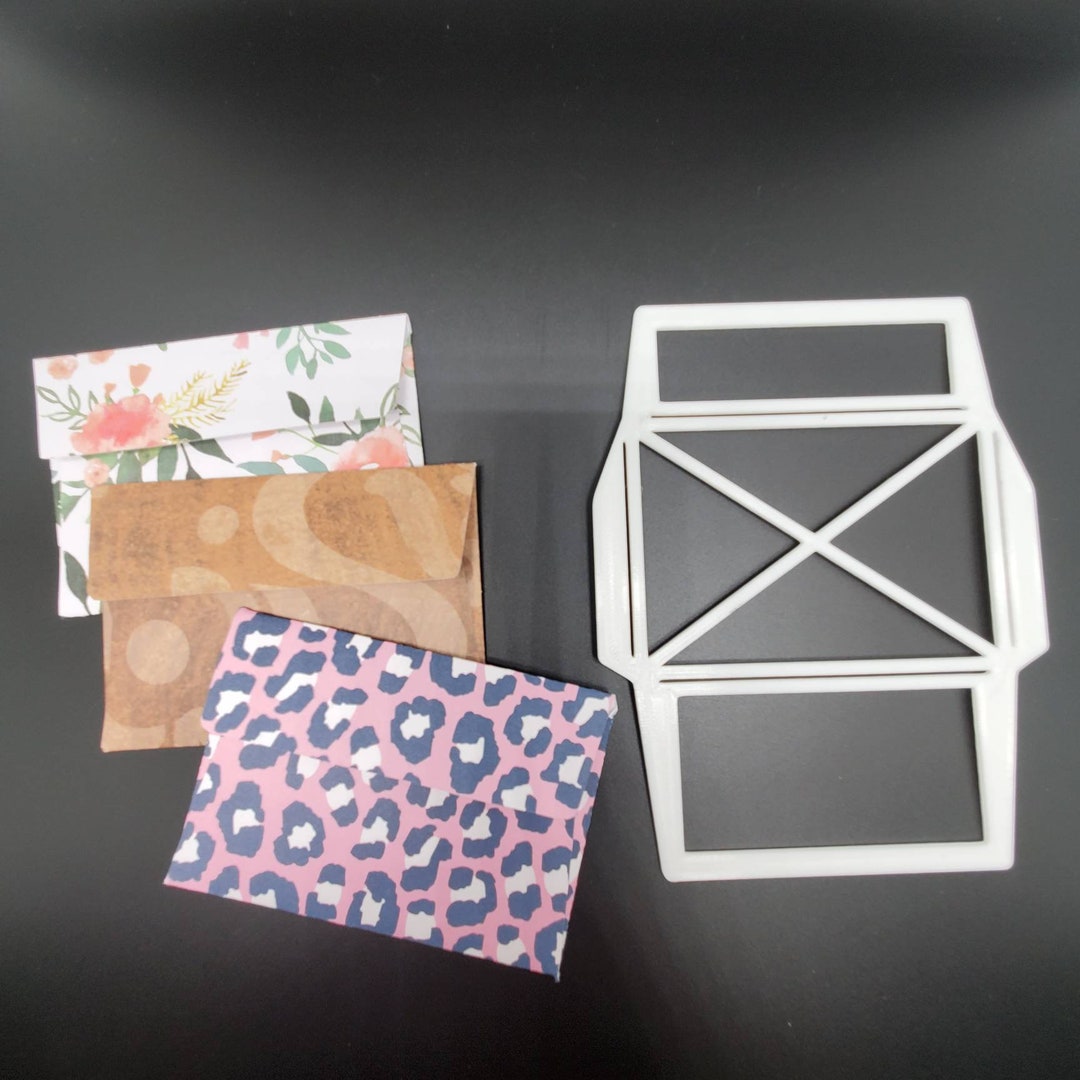 Envelope Stencil 3D Printed Small Envelope Stencil Scrapbooking Penpal ...