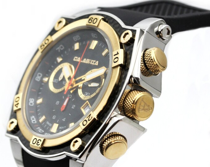 Calabria Gold Men Watch - TESORO - Etsy