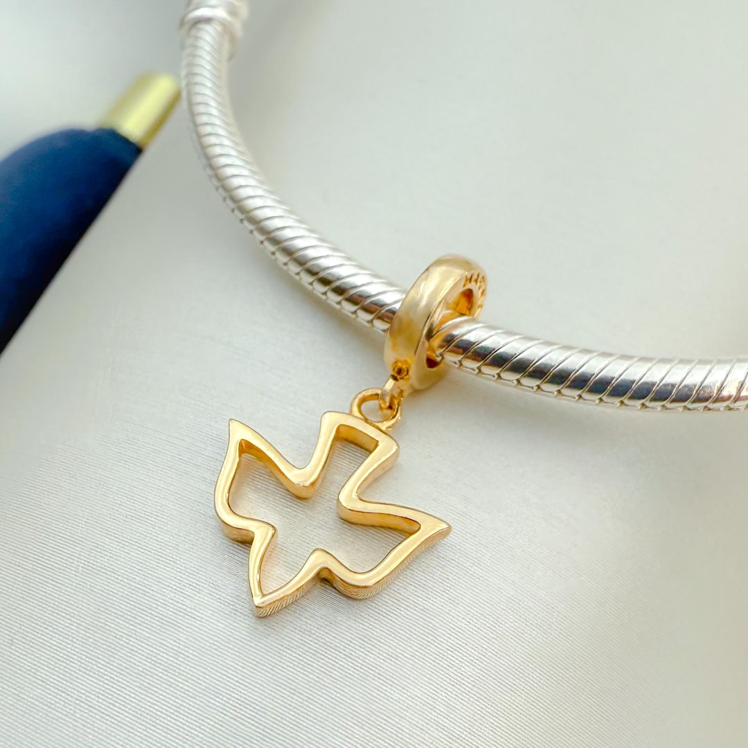Christian Dove Charm | Holy Spirit Symbol & Peace | Pandora Bracelet ...