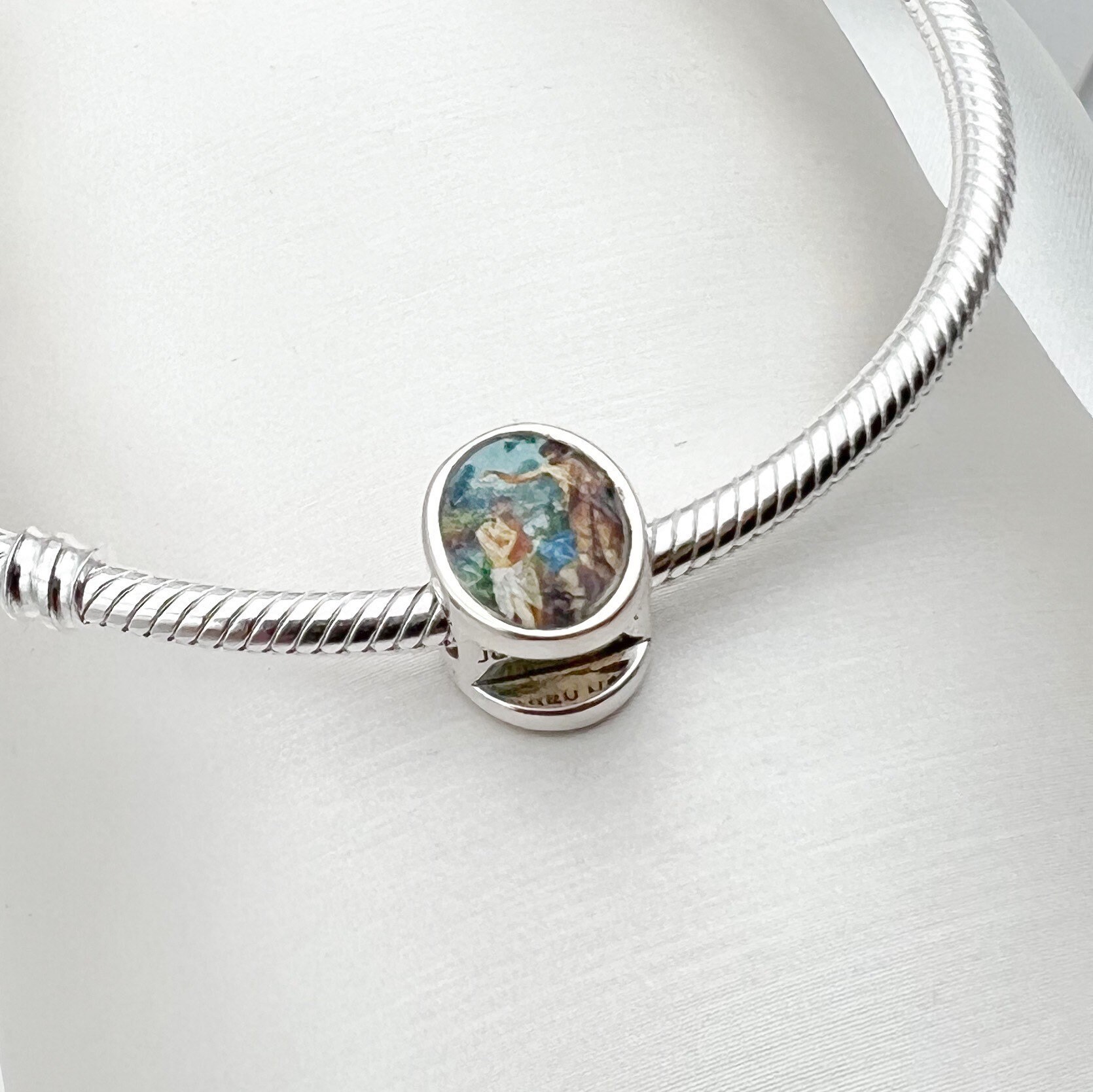 John the Baptist Baptizing Jesus Bead | Fits Pandora Bracelet ...