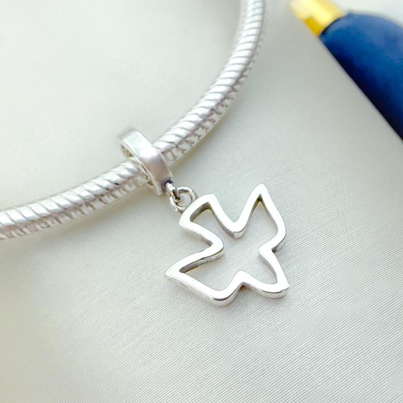 Christian Dove Charm | Holy Spirit Symbol & Peace | Pandora Bracelet ...