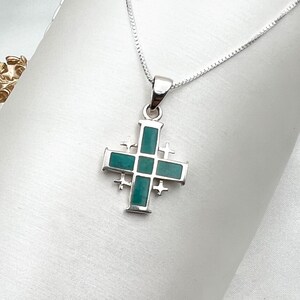 King Solomon Jerusalem Cross / Eilat Stone Jerusalem Cross - Etsy