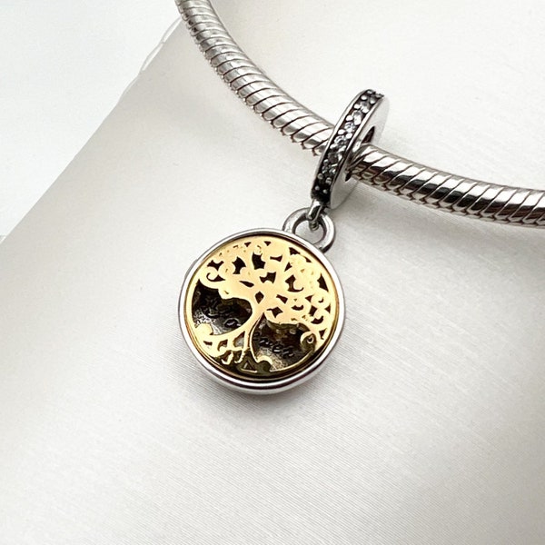 Gold Family Tree Pandora Charm - Etsy