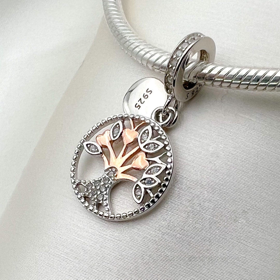 Tree of Life Radiance: A Stunning Blend of Sterling Silver, Gold, and ...