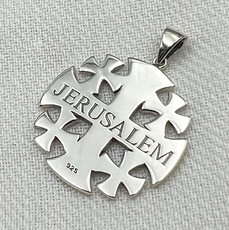 King Solomon Jerusalem Cross / Eilat Stone Jerusalem Cross - Etsy