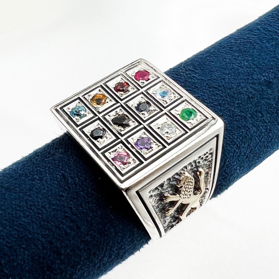 Hoshen Hand Made Ring With the Lion of Judaha silver 925 for - Etsy