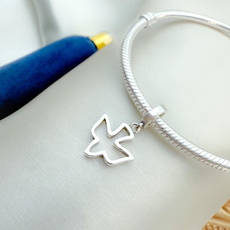 Christian Dove Charm | Holy Spirit Symbol & Peace | Pandora Bracelet ...