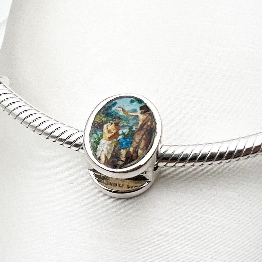 John the Baptist Baptizing Jesus Bead | Fits Pandora Bracelet ...