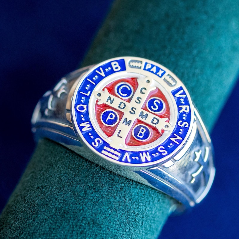 Saint Enamel Ring - Etsy