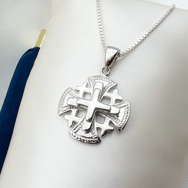Jerusalem Cross Pendant - Etsy