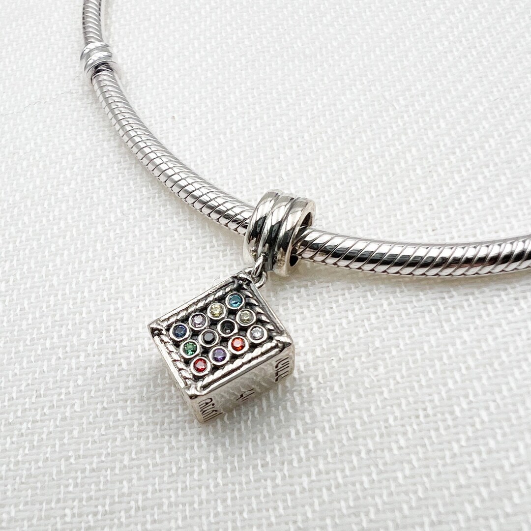 The 12 Hoshen Stones / Twelve Tribes of Israel Charm (silver 925 ...