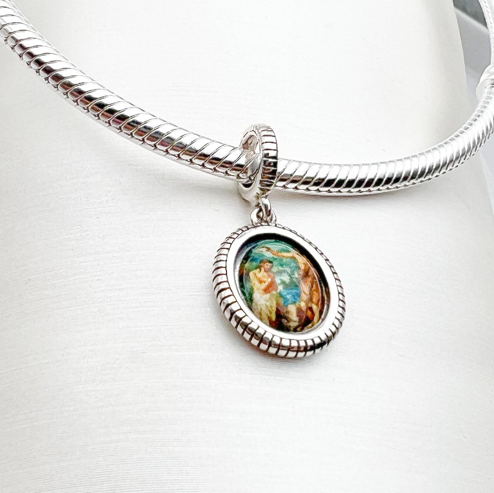 John the Baptist Baptizing Jesus Charm | Christian Church Gift | Fits ...