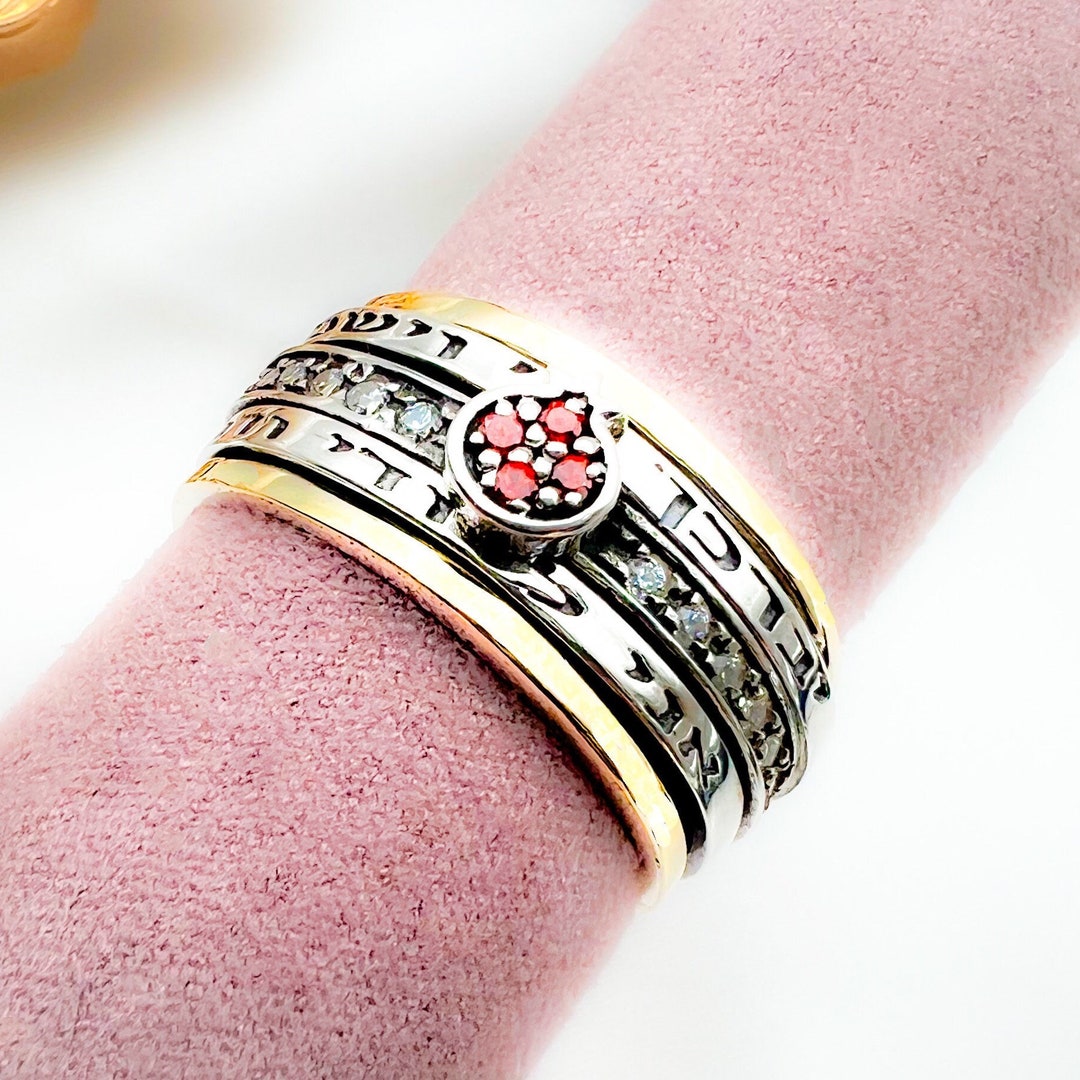 Blessings and Devotion Ring | Handcrafted With Garnet Stones ...