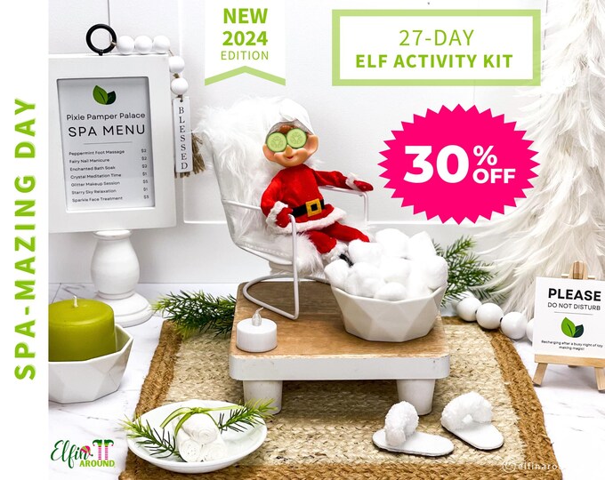 24-day Christmas Elf Activity Kit Best Seller Elf Kit Elf Props Elf ...