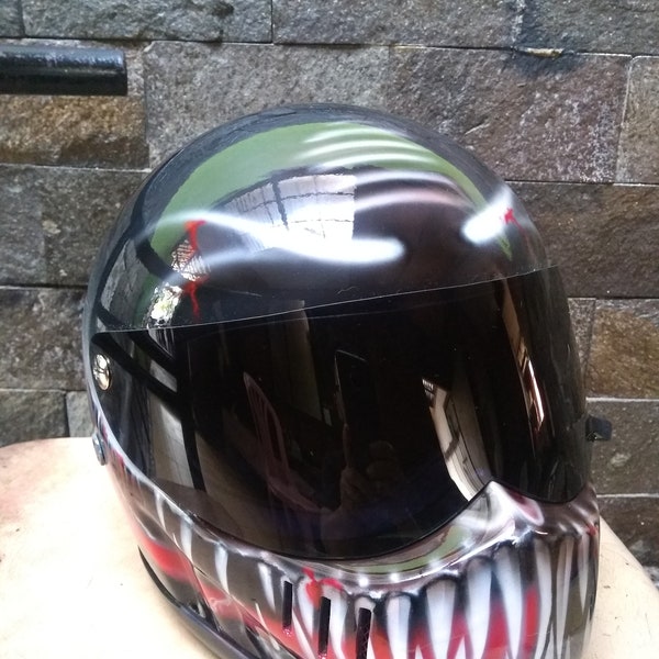 Venom Motorcycle Helmet - Etsy