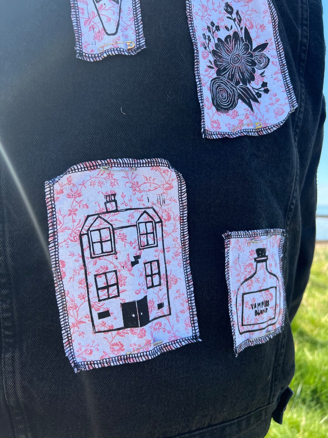 Pin on Patch With House Illustration. - Etsy