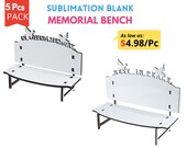 5x Pack in Loving Memory Sublimation Memorial Bench Blanks - Etsy