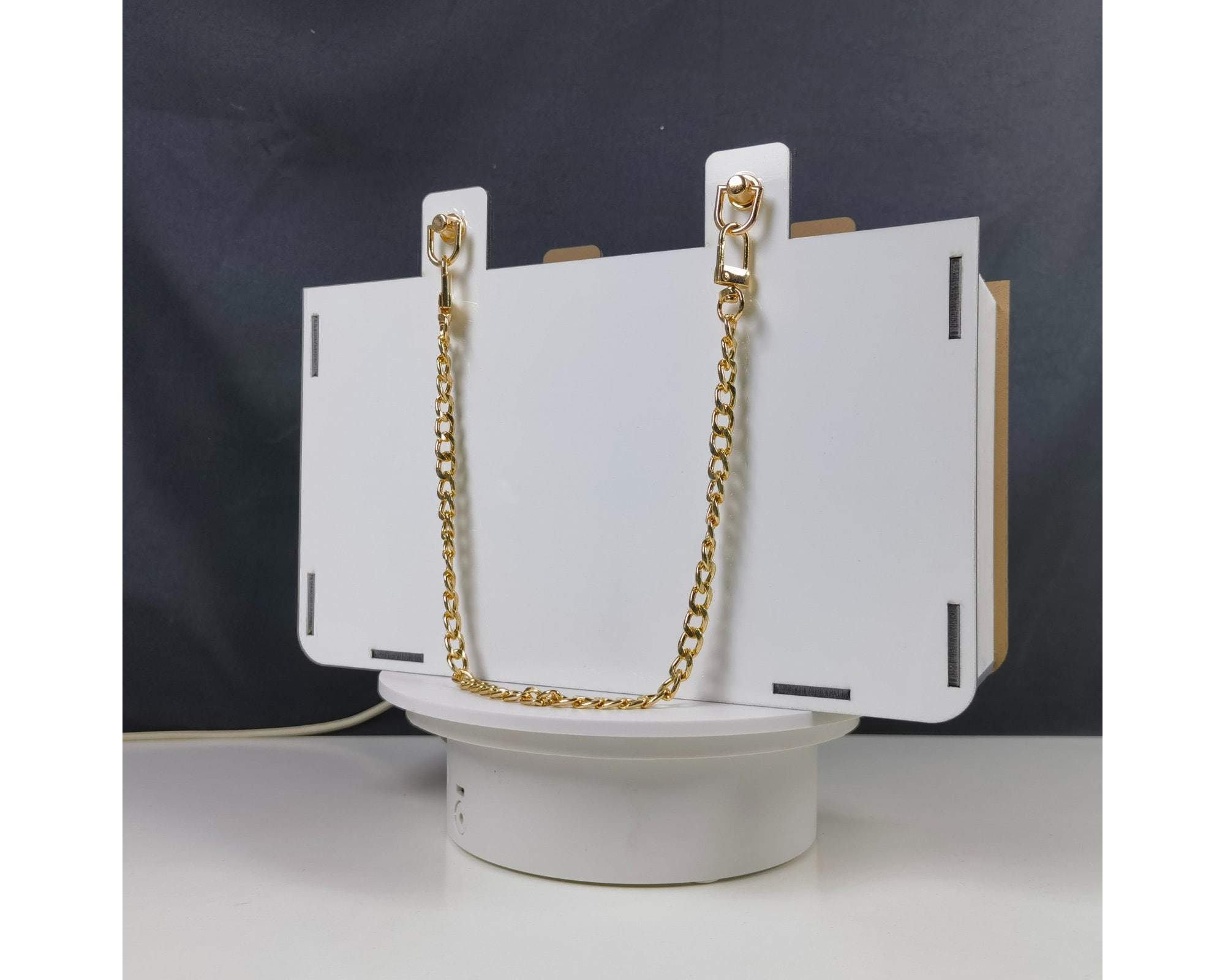 Sublimation MDF Tote Bag | Blank Wooden Handbag With Chains | Custom ...