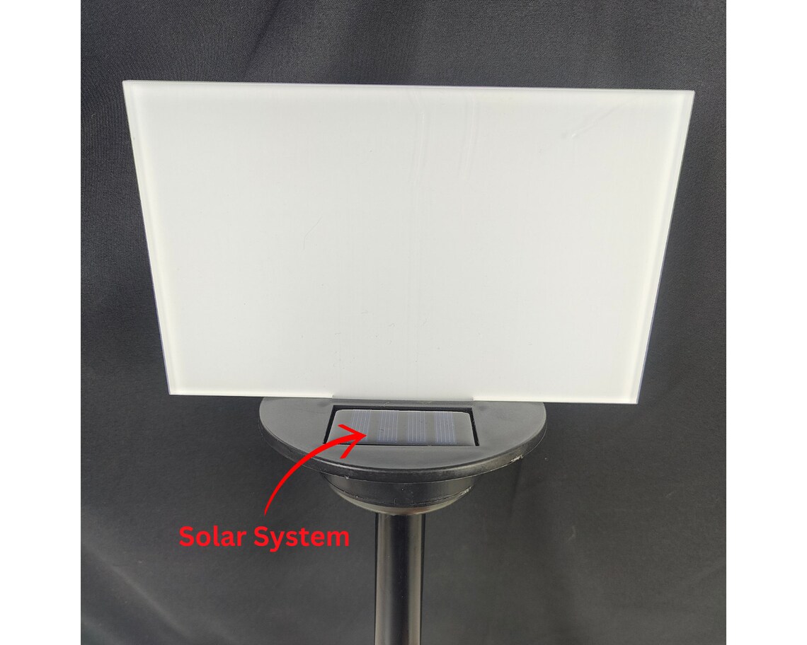 DIY Printing Sublimation Blank Acrylic Solar Light | Sublimation Custom ...