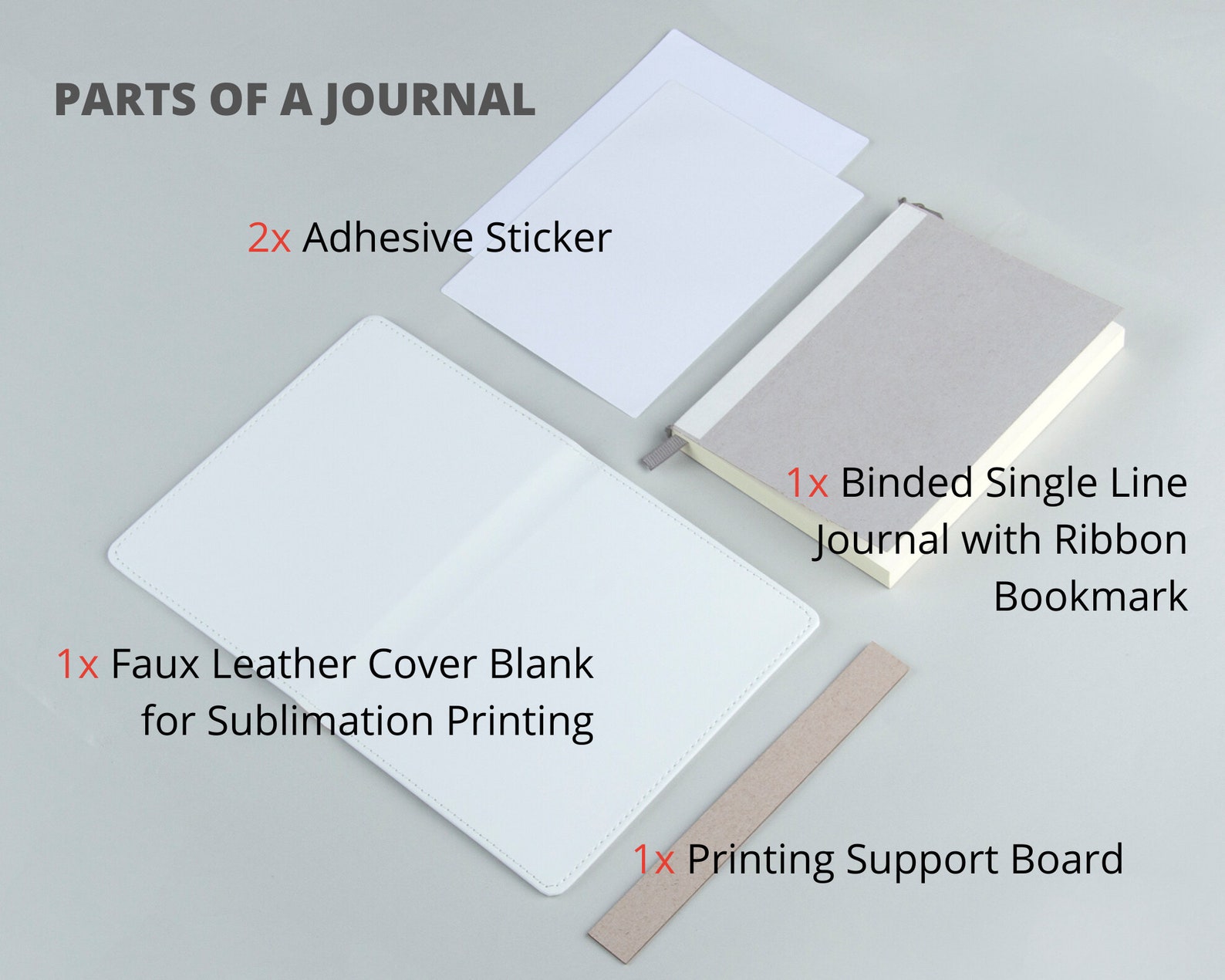 10x Pack_ A5 Size Sublimation Blank Journal | Sublimation Diary ...