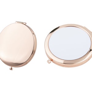 Sublimation Make up Mirror | Sublimation Blank Pocket Mirror ...