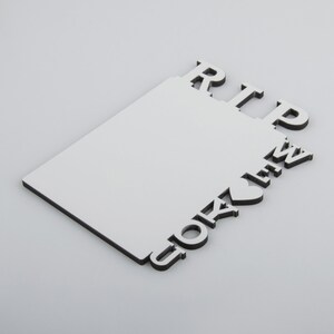 5 Pack Sublimation Blank MDF RIP Photo Frame | Rest in Peace MDF Hard ...