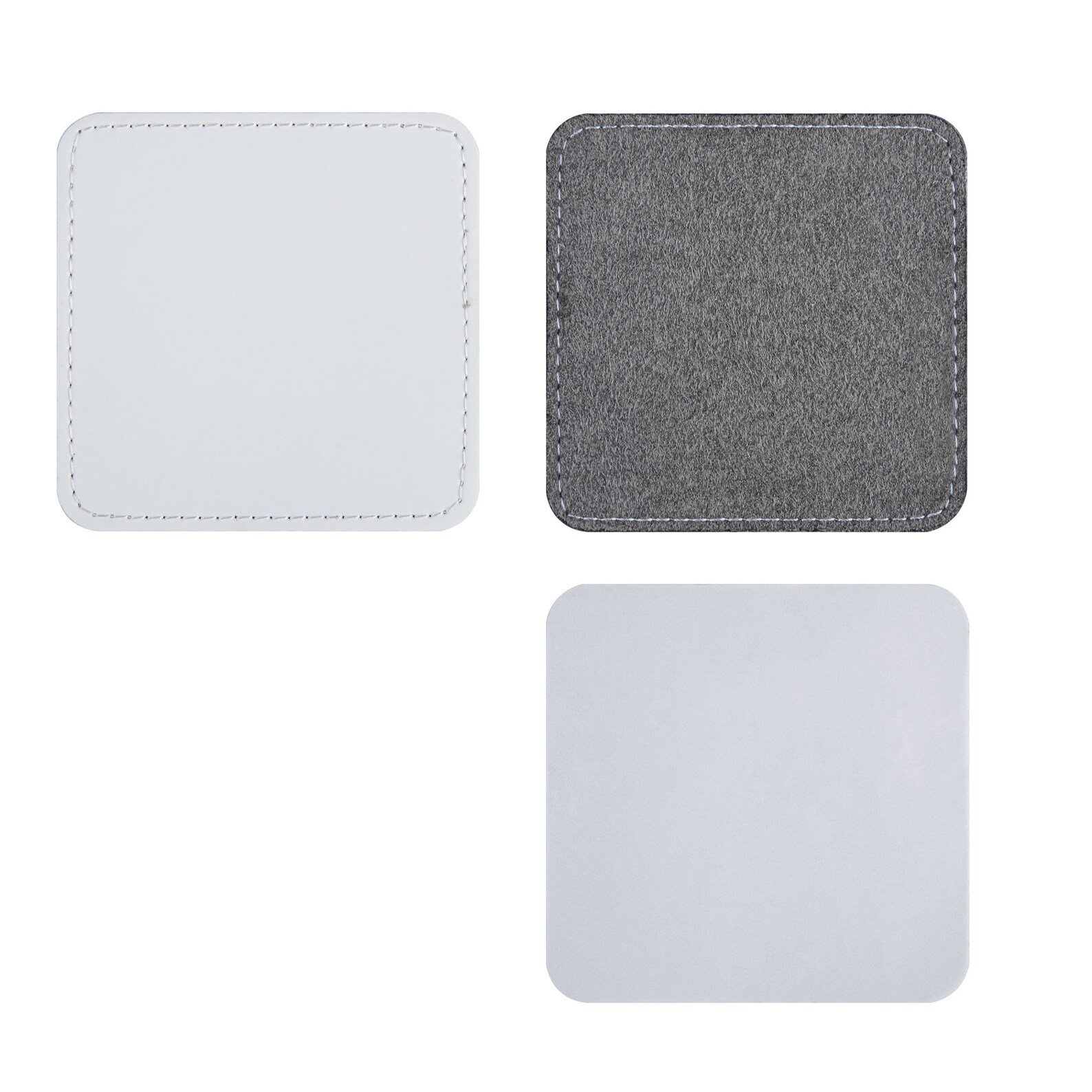 10x Pack Sublimation Blank Patches With Adhesive | Sublimation Faux ...