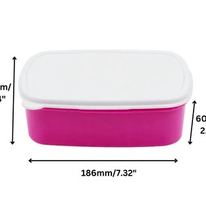 Sublimation Lunch Box, Sublimation Plastic Kids Lunch Box, Color Kids ...