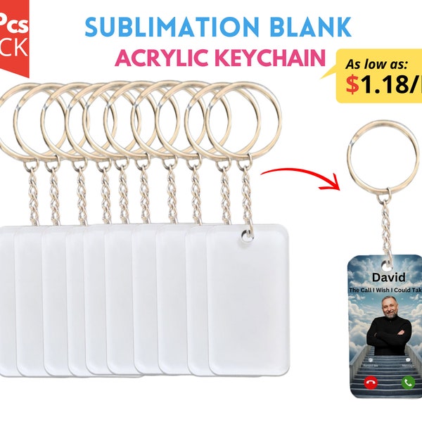 Acrylic Keychains Sublimation - Etsy