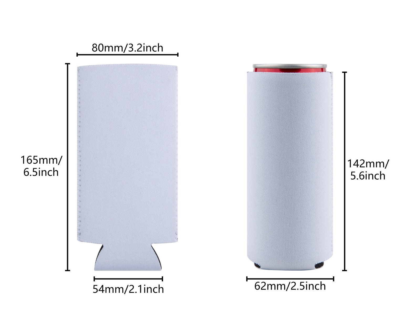 10x Pack Sublimation Can Cooler, Sublimation Blank Can Insulator, Can ...