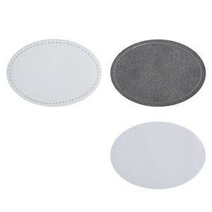 10x Pack Sublimation Blank Patches With Adhesive | Sublimation Faux ...