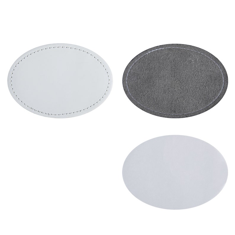 10x Pack Sublimation Blank Patches With Adhesive | Sublimation Faux ...