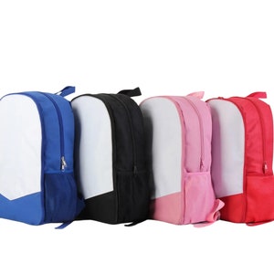 17" Sublimation Backpack Blanks | Sublimation Backpack for School ...