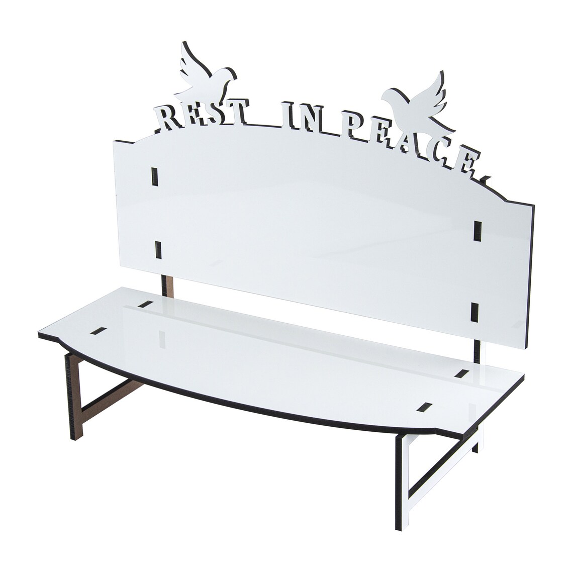 5x Big Size in Loving Memory Bench Sublimation Blank | Rest in Peace ...