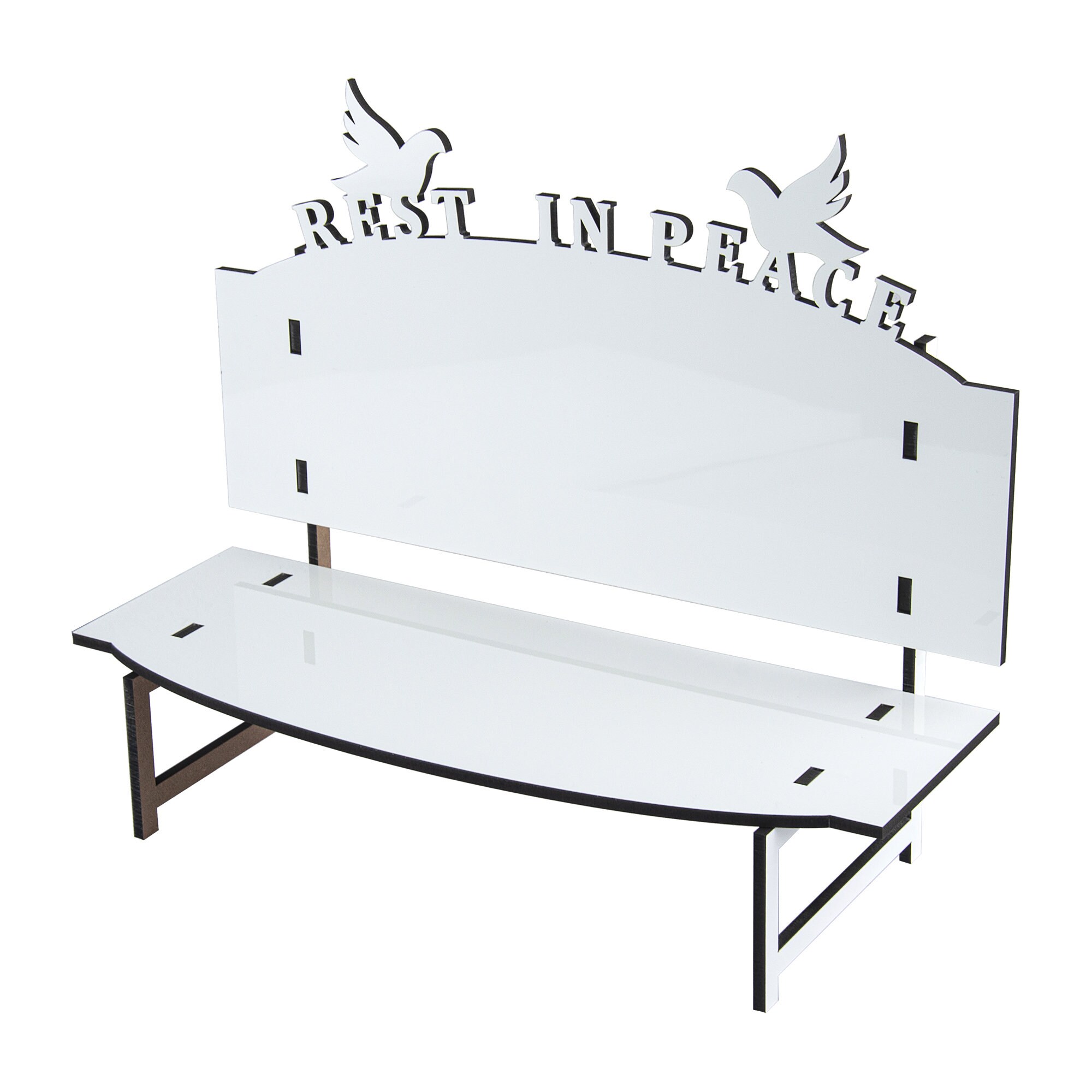 5x Big Size in Loving Memory Bench Sublimation Blank | Rest in Peace ...