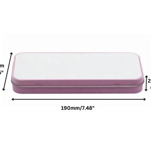 Sublimation Pencil Case Blanks, Custom Logo Pencil Box, Metal Custom ...