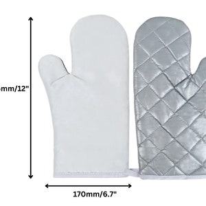 Sublimation Kitchen Mittens | Blank Custom Logo Polyester Linen Mittens ...