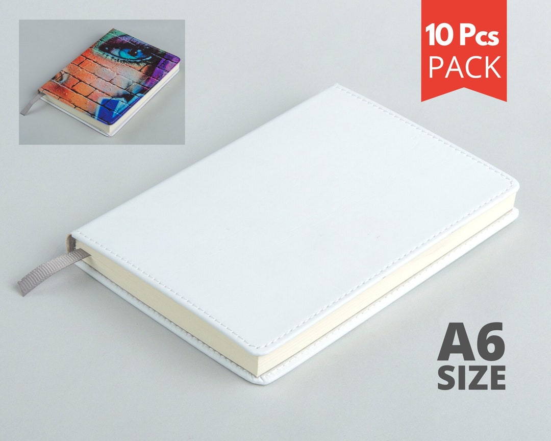 10x Pack_ A6 Size Sublimation Blank Journal | Sublimation Diary ...