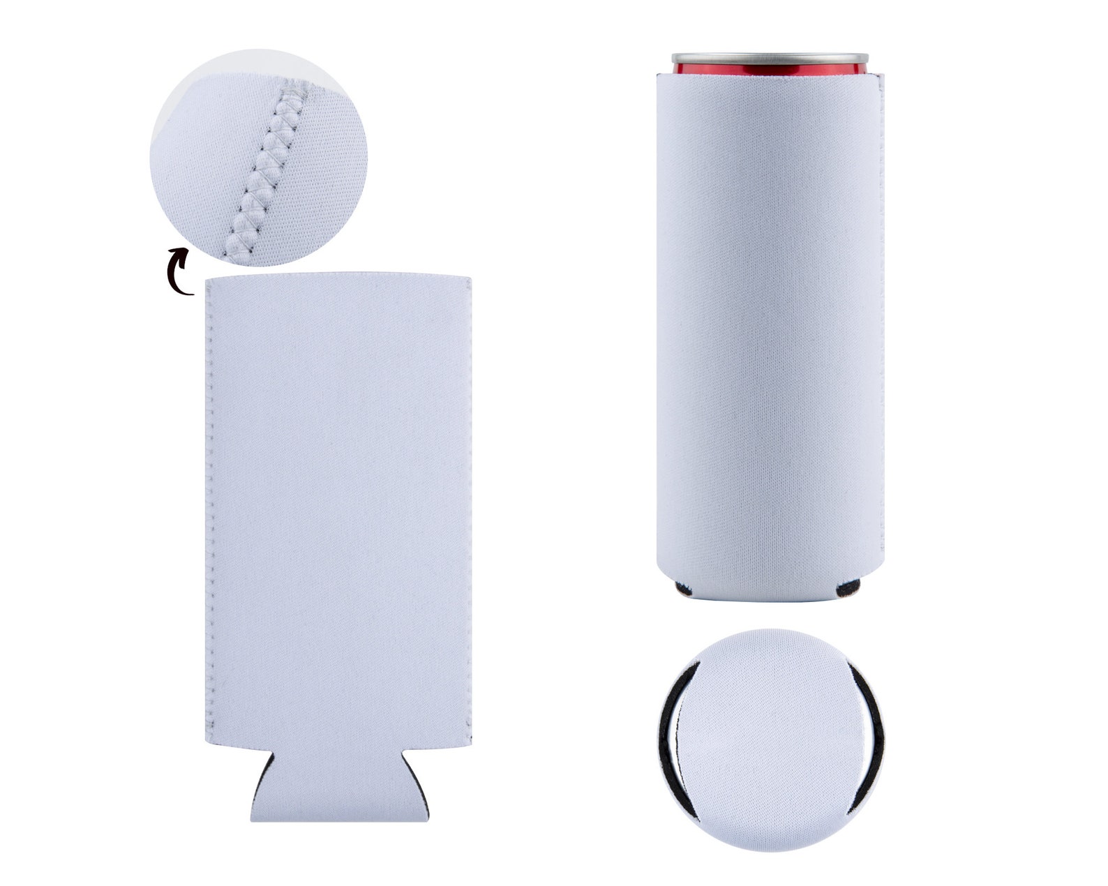 10x Pack Sublimation Can Cooler, Sublimation Blank Can Insulator, Can ...