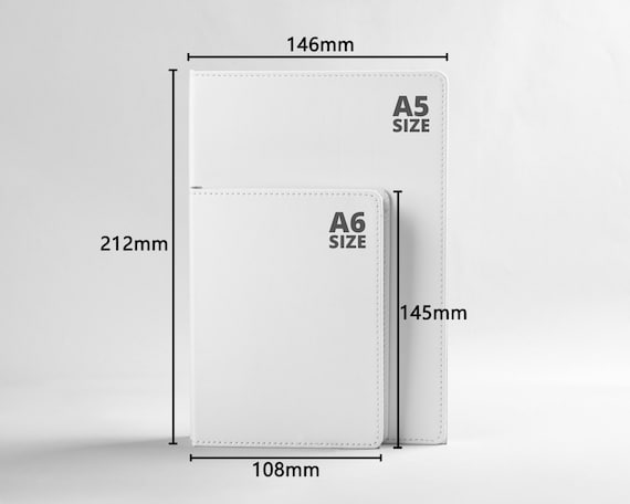 Collage Materials Sublimation blank journal A5 size Blanks etna.com.pe