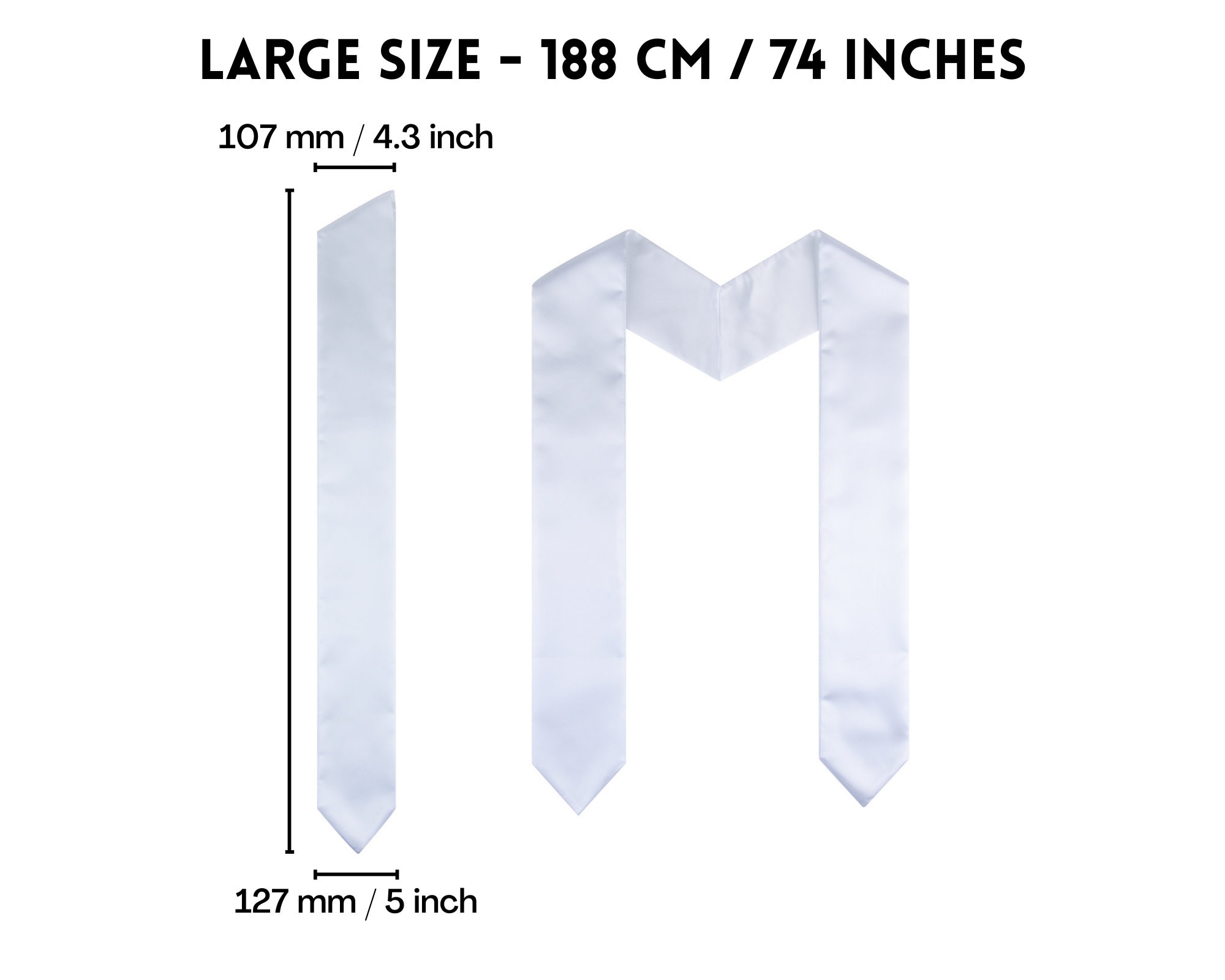 Graduation Stole Sublimation Blanks Sublimation Stole Blanks - Etsy