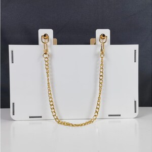 Sublimation MDF Tote Bag | Blank Wooden Handbag With Chains | Custom ...