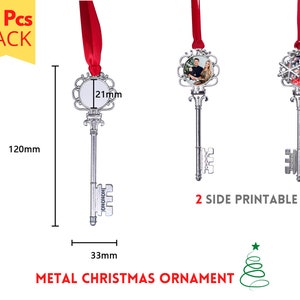 Christmas Santa Key Sublimation Blanks | 10 Pack | Santa Key Christmas ...