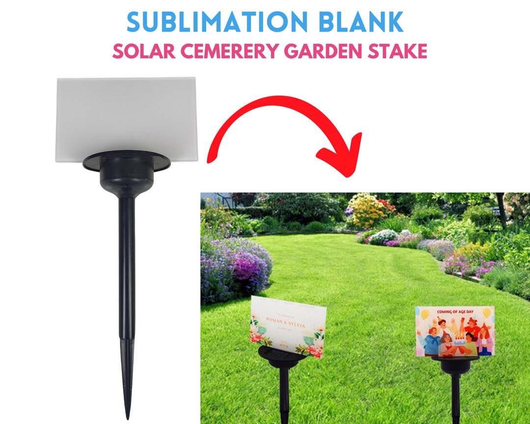 DIY Printing Sublimation Blank Acrylic Solar Light | Sublimation Custom ...