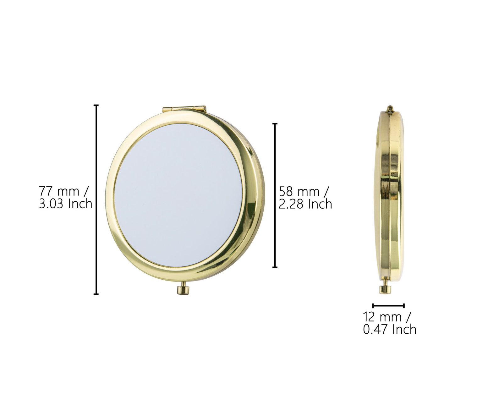 Sublimation Make up Mirror Sublimation Blank Pocket Mirror - Etsy