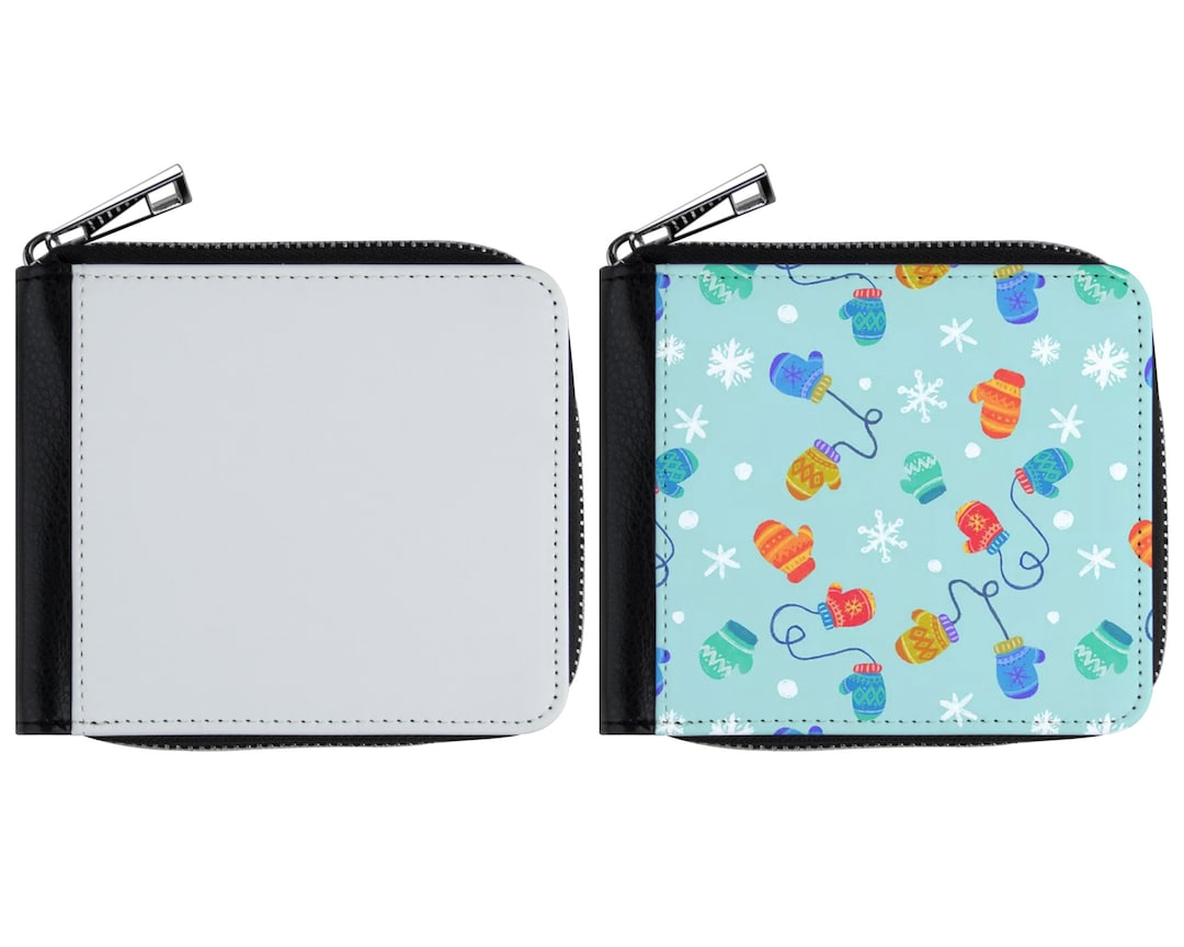 Sublimation Wallet Blanks | Sublimation Blank Wallet With Zipper ...