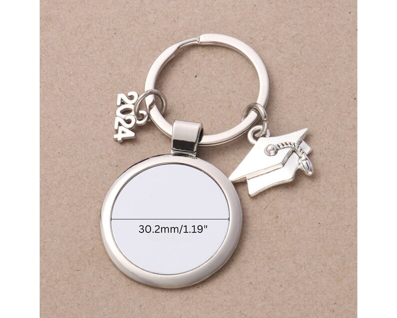 10 Pack Sublimation 2026 Graduation Keychain Blanks | Sublimation Grad ...